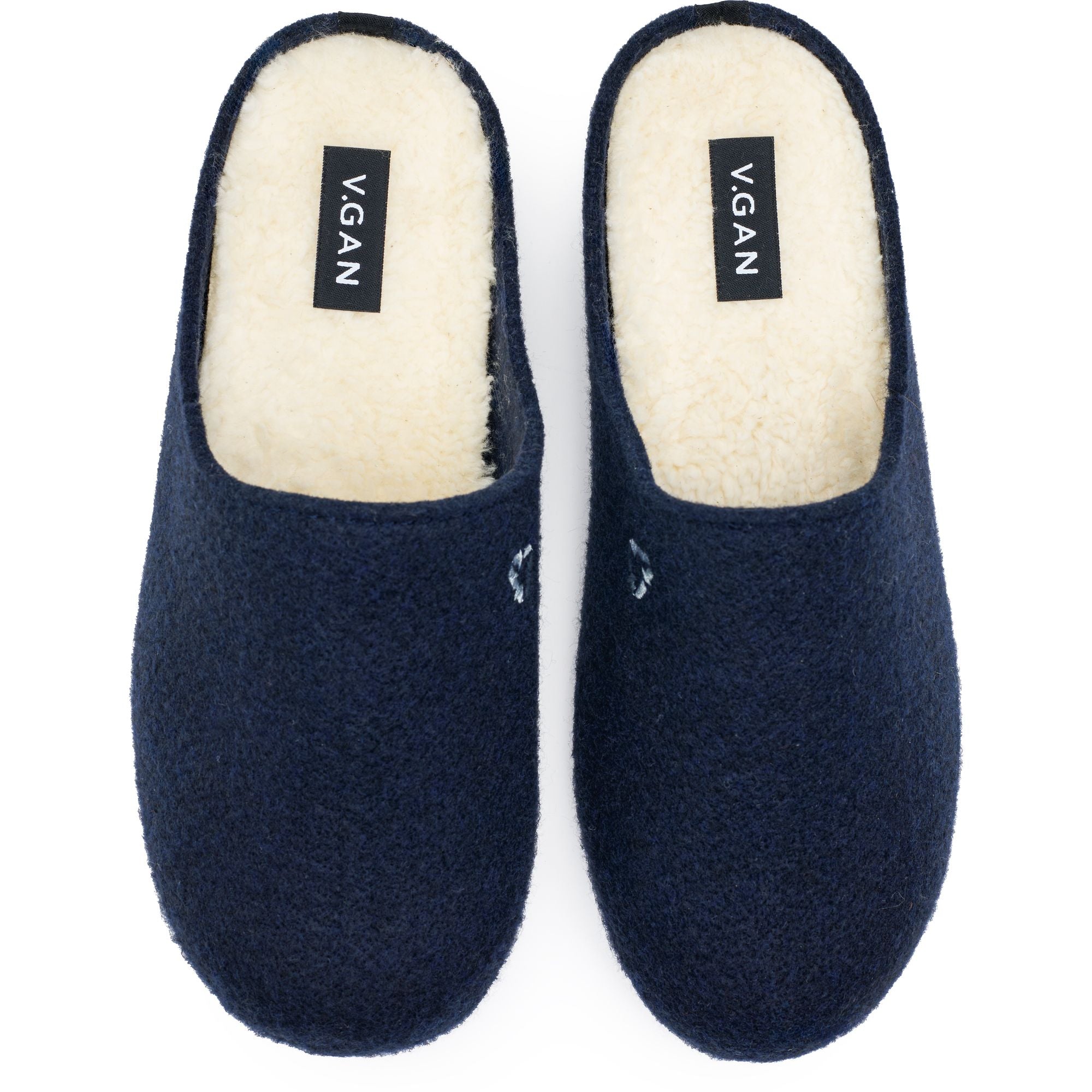 Boys ^ Girls Vegan Date Mule Slippers in Blue | V.GAN