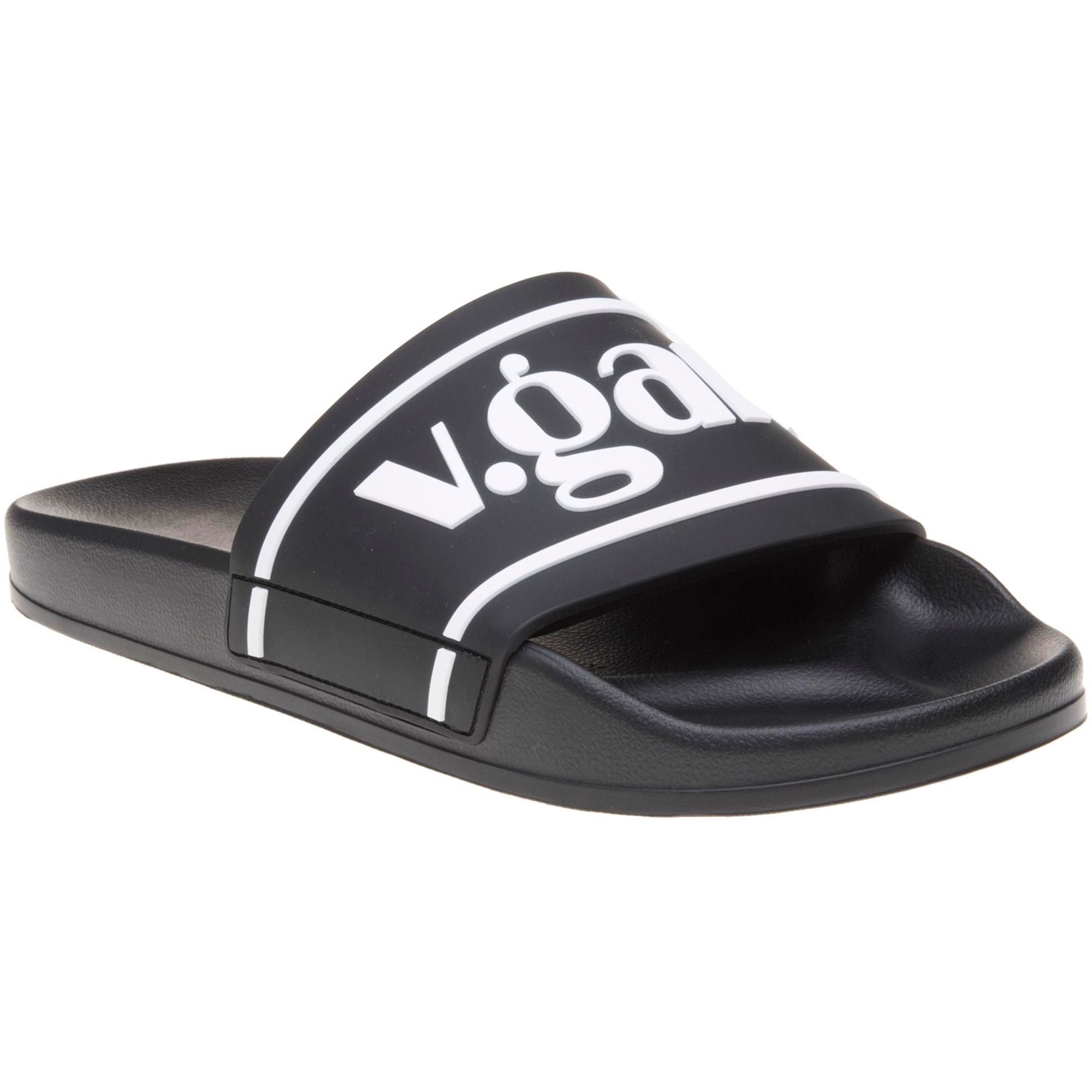 Mens Vegan Rice Sandals in Black | V.GAN